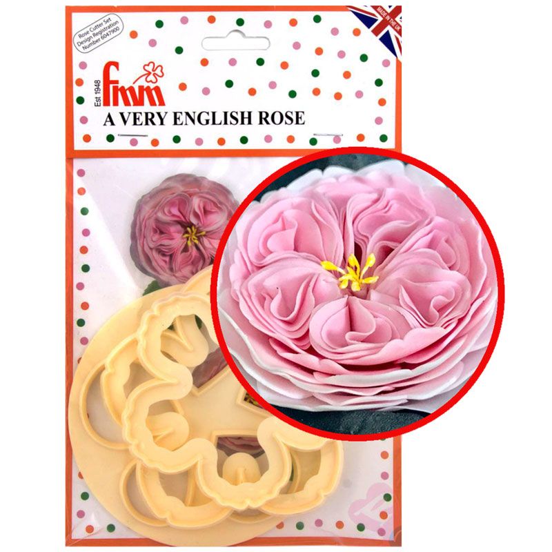 A Very English Rose Cutter Set
